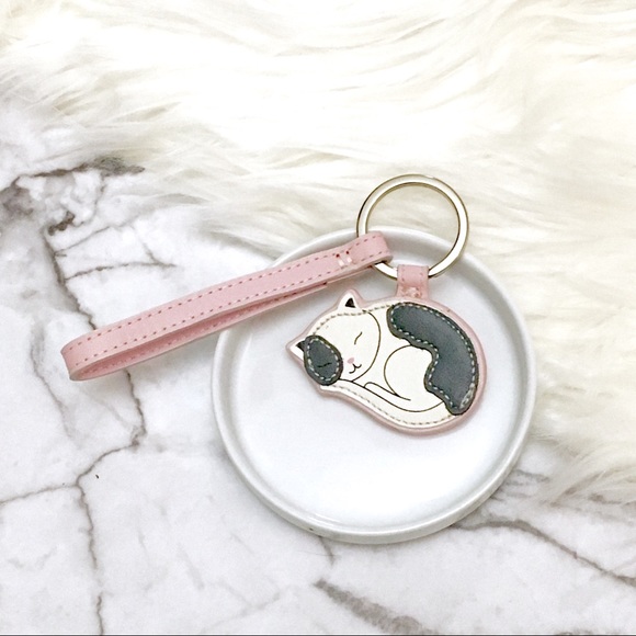 Rolfs | Accessories | Rolfs Sleeping Cat Genuine Leather Keychain ...